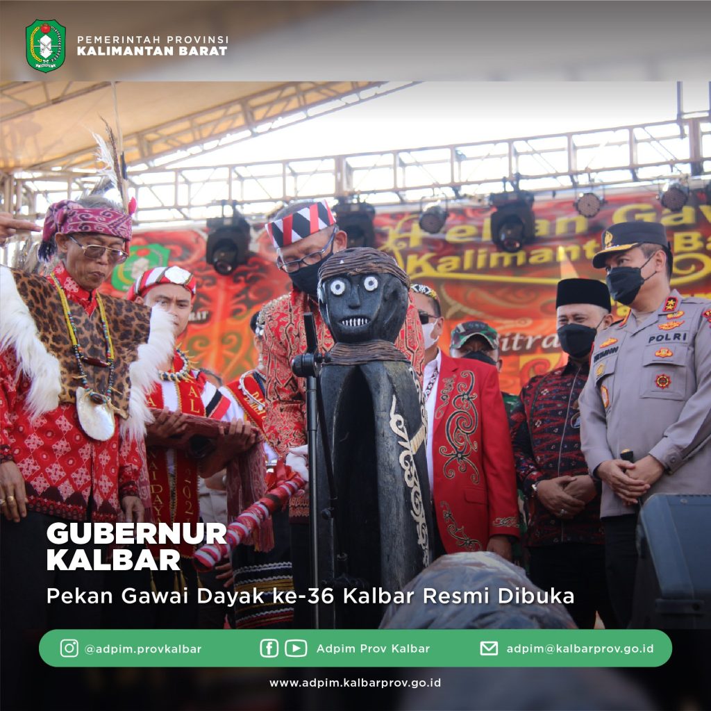 Pekan Gawai Dayak ke-36 Kalbar Resmi Dibuka - Siap Kalbar